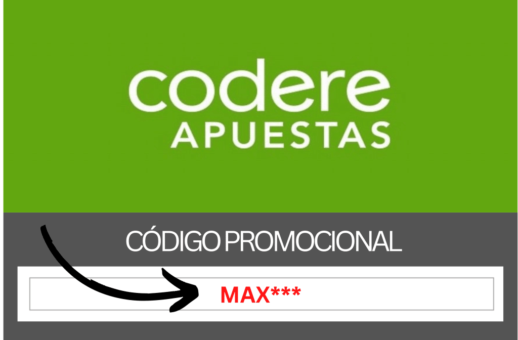Código promocional Codere: MA**** | Marzo 2025 | 5,000 MXN