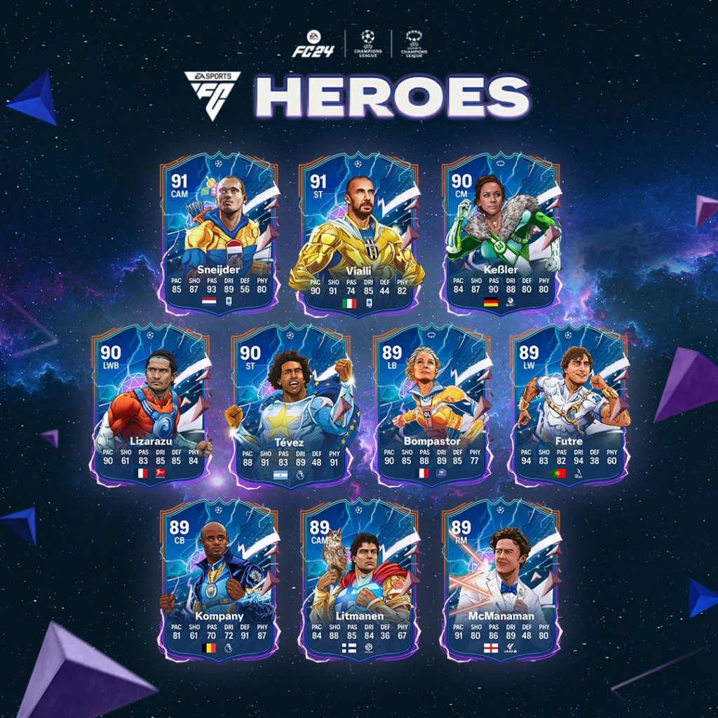 EA Sports FC: nuevos héroes e iconos en FIFA 24, ¿Cuáles son las nuevas ...