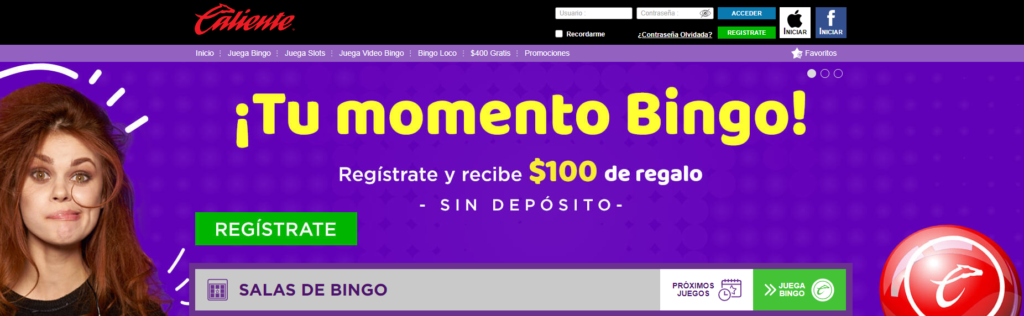 Caliente Bingo: Todo lo que puedes encontrar como usuario - Balón Latino
