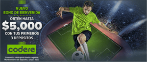 ¿Qué es Codere?: Descubre cómo apostar, su oferta y más - Balón Latino